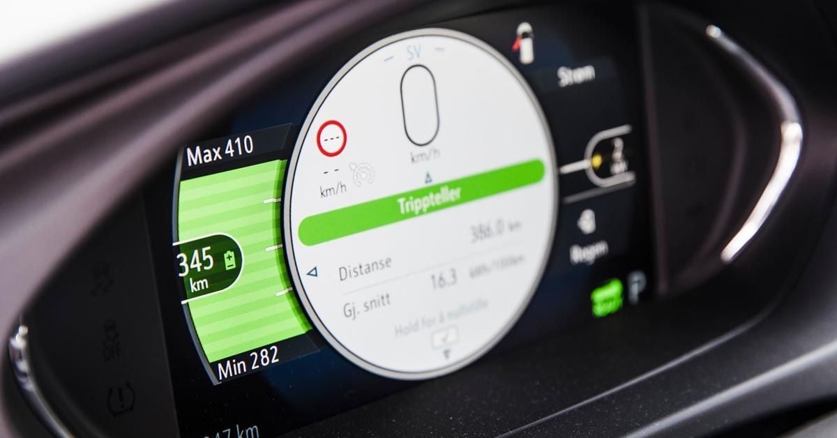 Derfor viser elbilen din feil rekkevidde
